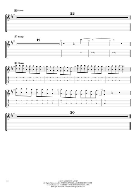 Everlong Tab By Foo Fighters Guitar Pro Guitars Bass Backing