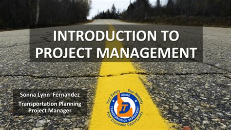 Introduction to Project Management Presentation