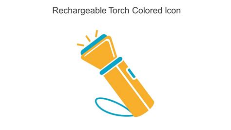 Rechargeable Torch Colored Icon In Powerpoint Pptx Png And Editable Eps Format PPT Presentation
