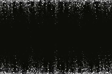 Premium Vector Abstract Festive Background Silver Sparkles On A Black