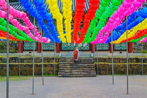 Monk Buddha Lantern Free Photo On Pixabay