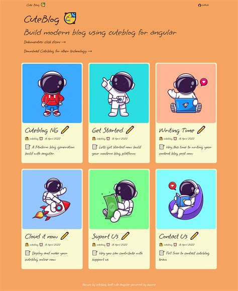 github mesinkasir cuteblog angular cuteblog for angular blogger stackblitz