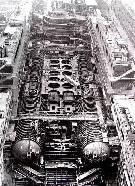 A Glorious Photo Of A Typhoon Class Sub Under Construction Two