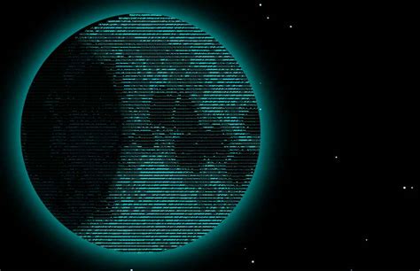 View Moon Phases As Ascii Art Boing Boing