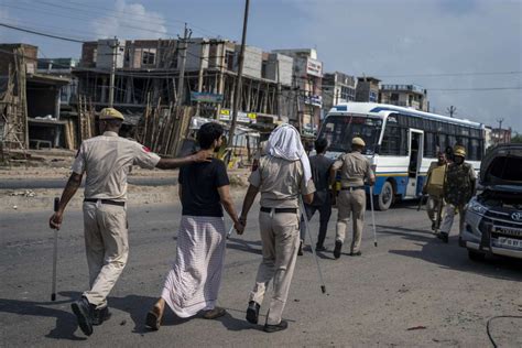 Delhi Police Enhances Vigil Security Stepped Up In Up Amid Violent