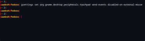 disable touchpad when external mouse is connected on gnome