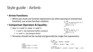 Airbnb Java Script Style Guide PPT