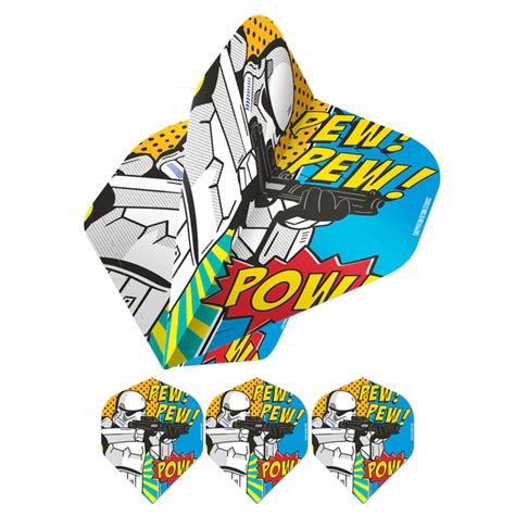 Original Stormtrooper Dart Flights Official Licensed No2 Standard Storm
