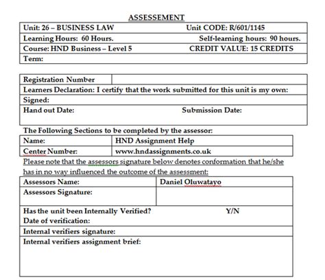 unit 26 business law assignment brief locus assignment help