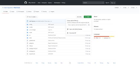 Github Jack Saysana Mactrack