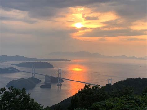 しまなみ海道の夕陽 rizuyukiodoriのブログ