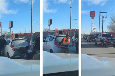 Video Se Agarran A Golpes Frente A Municipales Y Estos No Intervienen