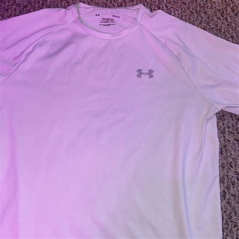 Under Armor T Shirt Mens White Shirt Underarmor Depop
