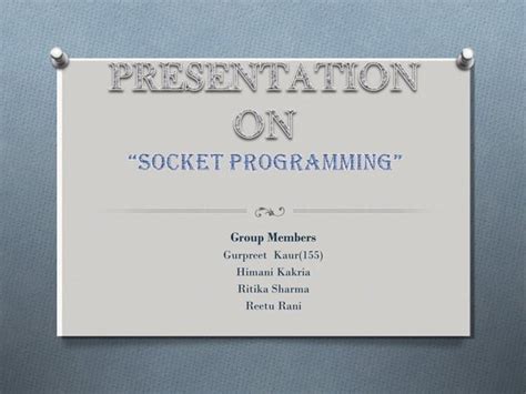 Ppt Of Socket Ppt Computer Networking Computing