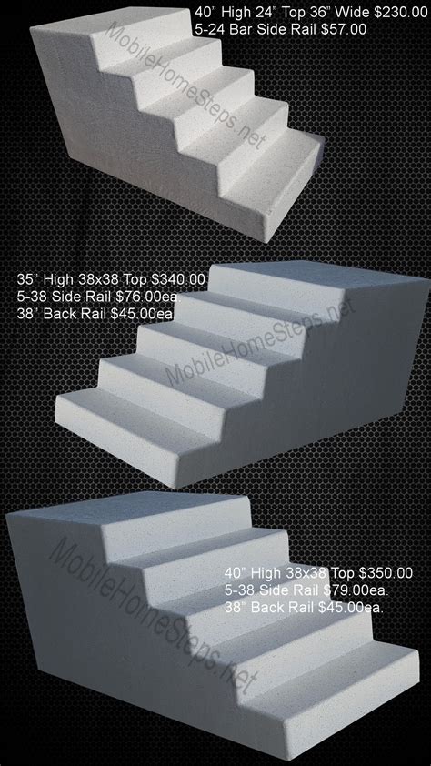 Fiberglass Prices Mobile Home Steps Manufacturing Co