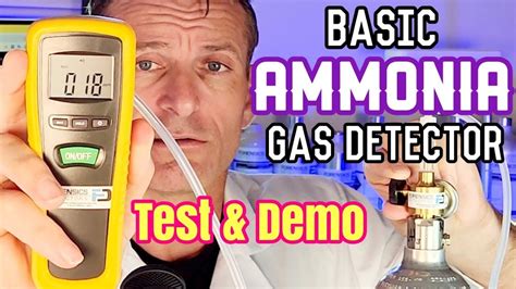 Basic Ammonia Detector Nh3 Gas Sensor Youtube