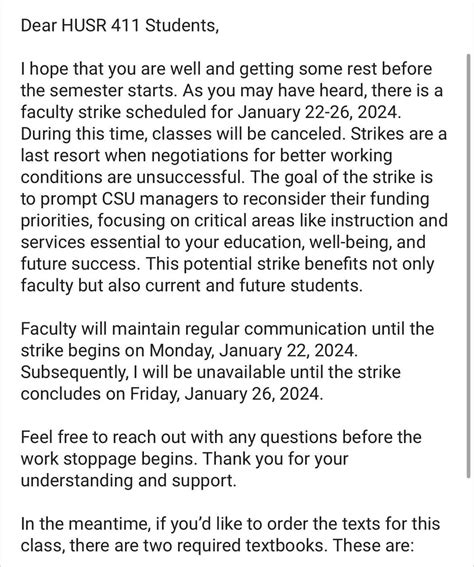 Is Class Cancelled Only If Your Professor Participates Or All Classes