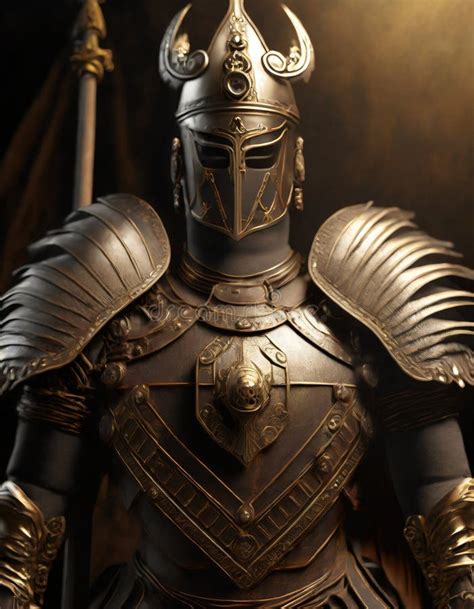 Knight In Armor Stock Illustration Illustration Of Background 327951594