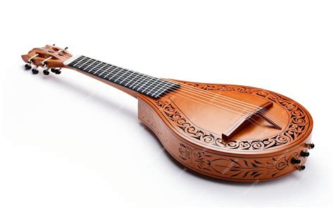Premium Ai Image Stringed Melodies The Lute Experience Isolated On