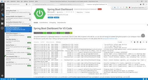 Classnotfoundexception During Startup Of Application Using Dashboard