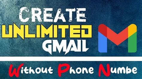 How To Create Unlimited Gmail Without Phone Number Verification YouTube