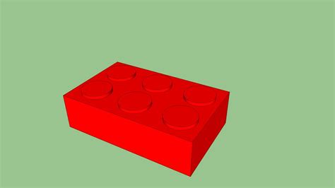 Lego Block 3d Model