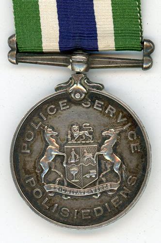South Africa Police Service Medal F Natconst J Gabela” Floyds