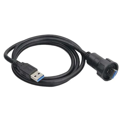 Oswell Socket Connector Usb Waterproof Circular Male Female Usb Plug