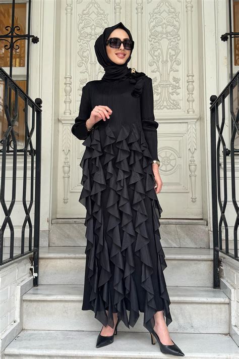 Ekshibutik Ekshİ İthal Elbise Eks003 Siyah Fiyatı Yorumları