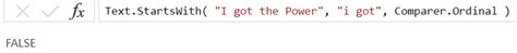 Textstartswith Text Function Power Query M
