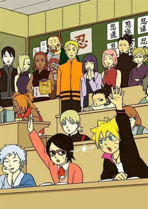 Mitsuki Boruto Sarada Inojin Shikadai Chouchou Sai Ino Choji