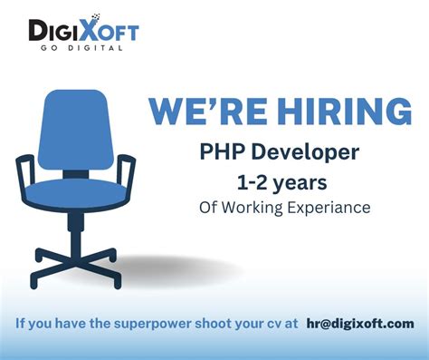 Digixoft On Linkedin Developer Php Hiring Phpdeveloper Jobalert