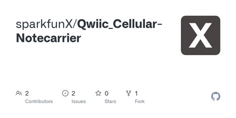 GitHub SparkfunX Qwiic Cellular Notecarrier