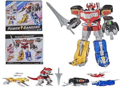 Power Rangers Includes 5 Dinozord Mighty Morphin Dino Megazord Mega