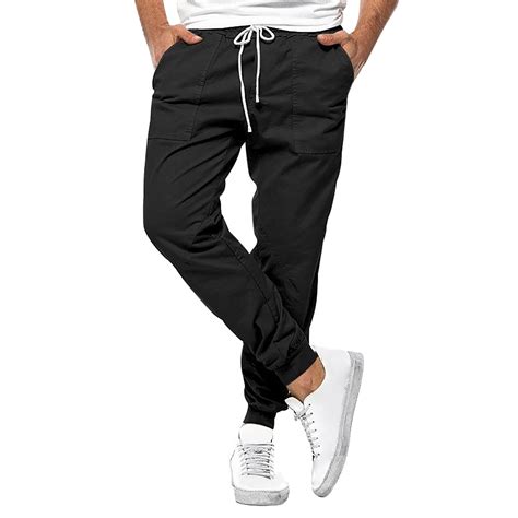Waenqinla Mens Cargo Pants Relaxed Fit Casual Pants Outdoor Hiking