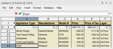 Formatting Worksheet Cells