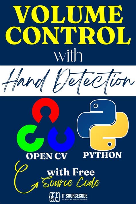 volume control with hand detection opencv python with source code