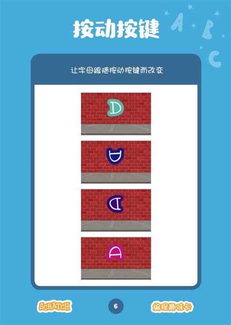 Scratch课堂丨【编程趣味卡1】让你的名字动起来 少儿编程