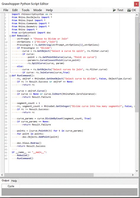 Divide A Curve With Points Grasshopper Mcneel Forum