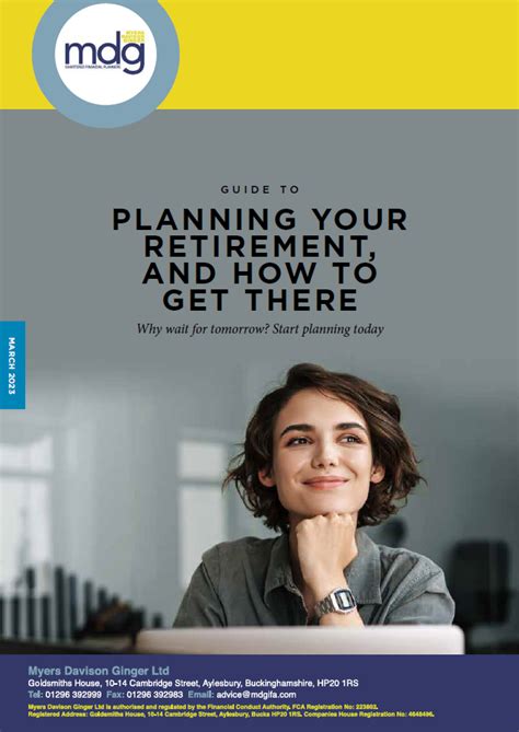 Guide To Planning Your Retirement March 2023 Myers Davison Ginger