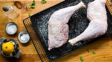 Bare Essentials Naked Roast Turkey Legs And Potatoes And Its Herb Salad