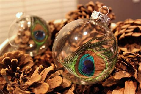 Diy Christmas Ornament Peacock Feathers Changing My Destiny