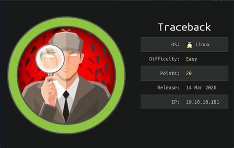 hackthebox traceback writeup by t3chnocat r netsec