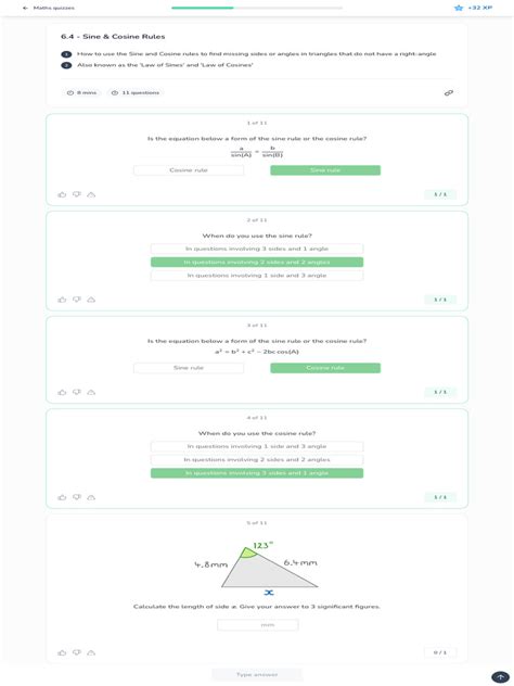 Simplifying Algebraic Expressions Quiz Gcse Maths Cie Extended Cognito Pdf Trigonometry