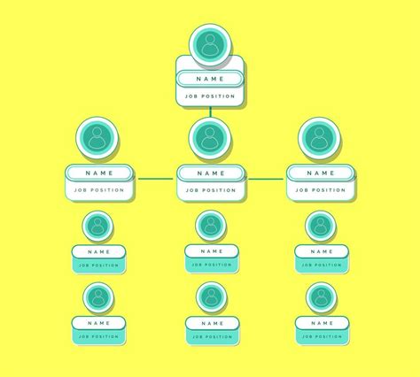 Organization Chart Infographic Vector Design 7566587 Vector Art At Vecteezy