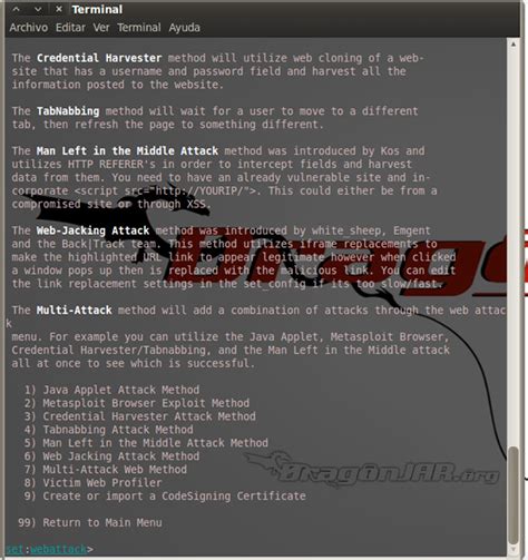the social engineer toolkit dragonjar sas cursos auditorias