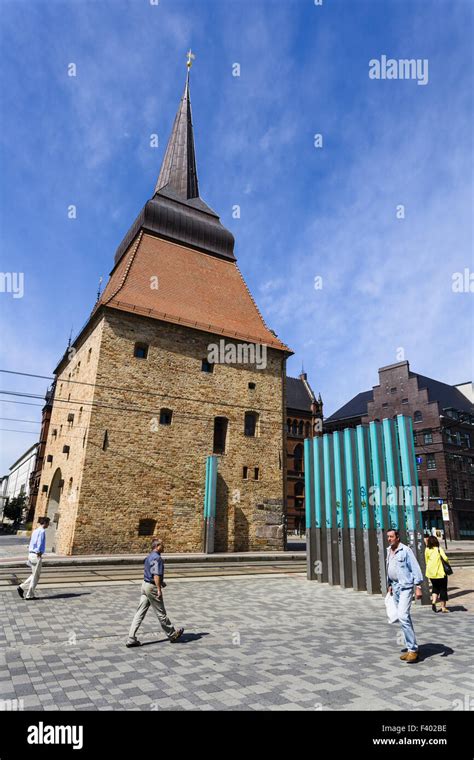Steintor Gate Rostock Germany Stock Photo Alamy