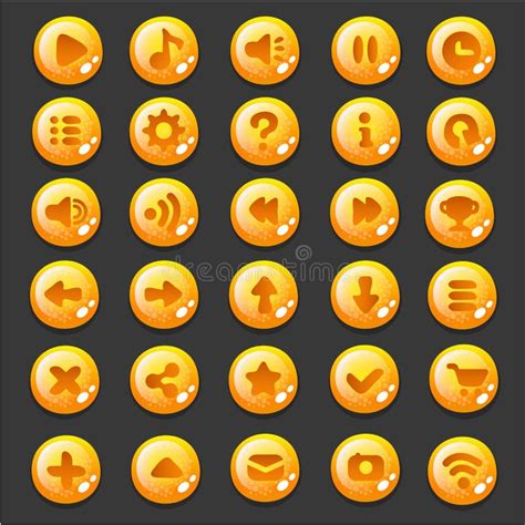 Webvector Set Of Buttons Stock Vector Illustration Of Buttons 82813797