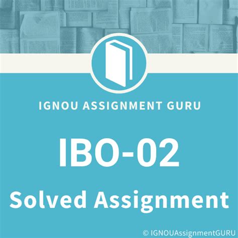 IBO International Marketing Management In English Solved Assignment Free IGNOU