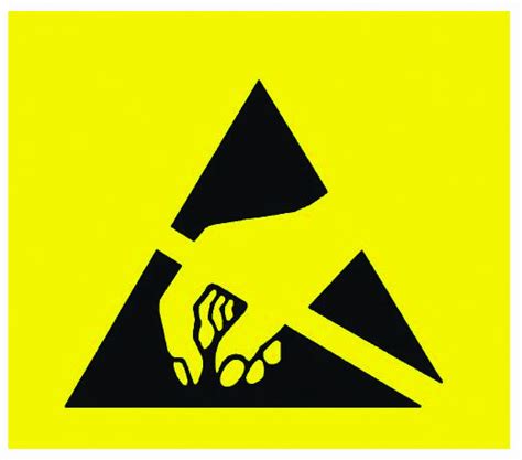 Small Esd Warning Labels Anti Static Esd